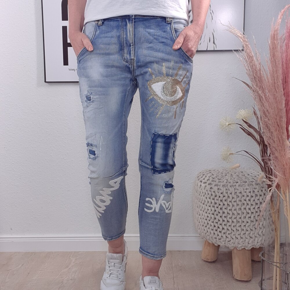 Destroyed Boyfriend Jeans GOLD EYE- von S bis XL - Tim Collins - Stil ...