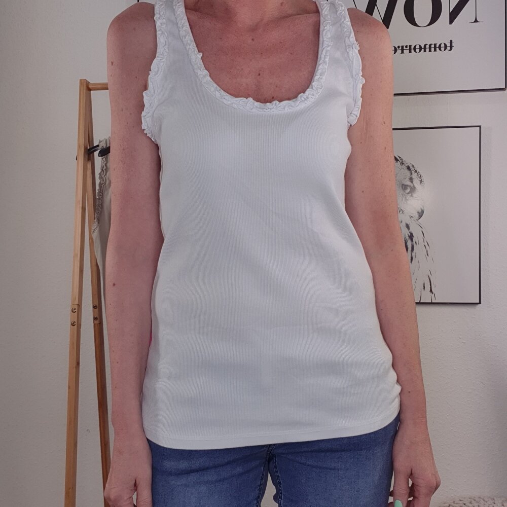 Ringer Tank Top (4 Farben) - One Size - Tim Collins - Stilvolle itali ...