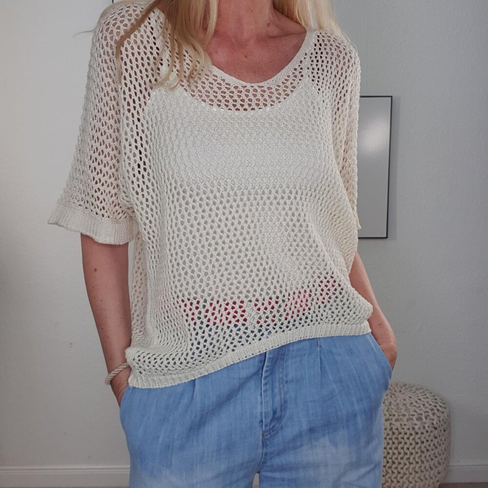 Lochstrick Pulli Fanny- One Size - Tim Collins - Stilvolle italienisc ...